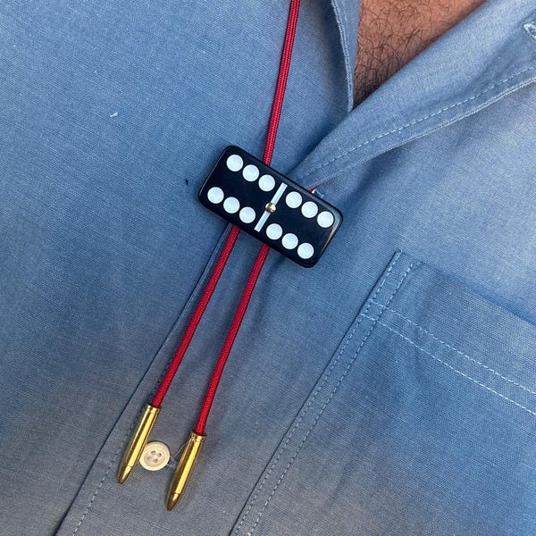 Billiard Ball Bolo Tie / Lucky Strike Bolo Tie / Pool Bolo Tie - Etsy