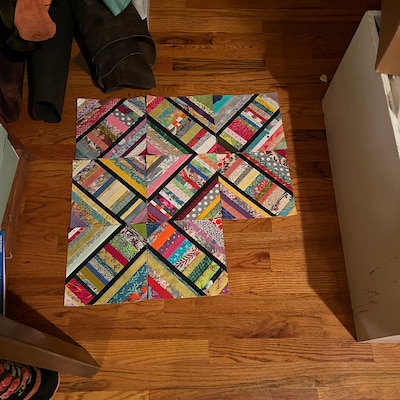 FPP Print Your Own 6 Court House Steps Block Foundation Paper Piecing ...