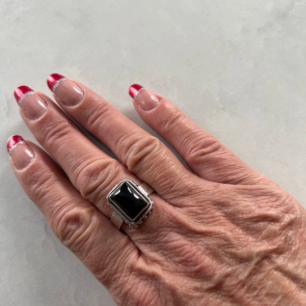 Lucifer Morningstar Rings | 925 Sterling Silver | Rectangle Shape ...