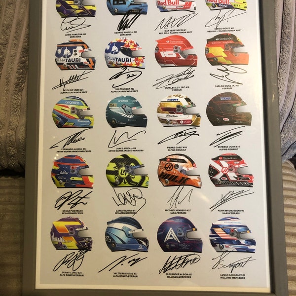 FORD V FERRARI Movie Cast Signed Poster Print Photo Autograph ...