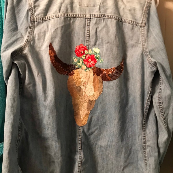 Digital Sewing Pattern, Longhorn Collage Quilt Pattern, Youtube Project ...