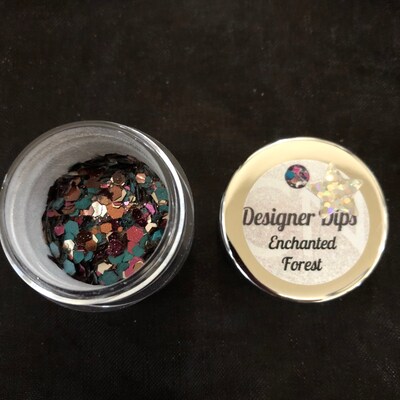 Enchanted Forest Dip Powder, Dip Powder for Nails, Glitter Dip Powder ...