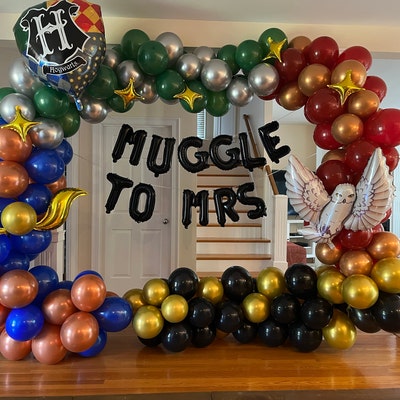 Wizard Themed Bachelorette Party Decorations Wizard Balloon Arch Wizard ...