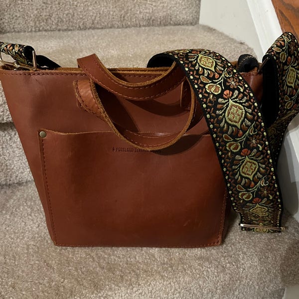 Slim Retro Purse Strap, Geometric Pattern, Replacement Crossbody Strap - Etsy