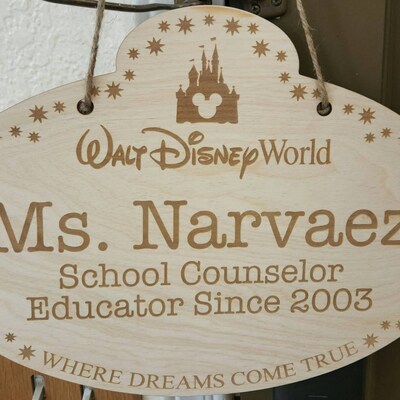 Custom Mickey Large Name Tag, Mickey Name Tag, Mickey Home Decor ...