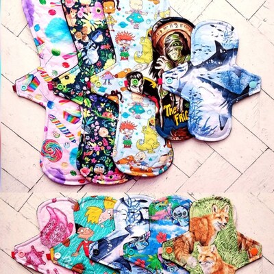 Cloth Pad Wrappers Semi Custom You Pick Prints 60 - Etsy