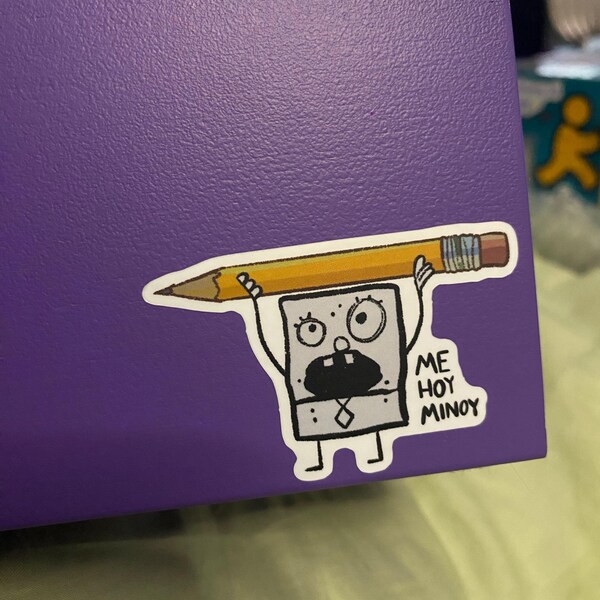 Doodlebob Sticker | Spongebob | Cute Stickers | Pop Culture | Bikini ...