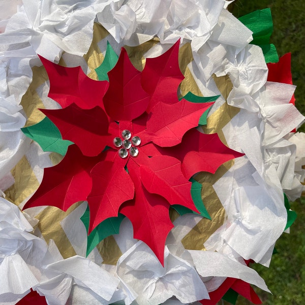 Flowers Template Cricut Silhouette Cutting, Paper Poinsettia Flowers ...