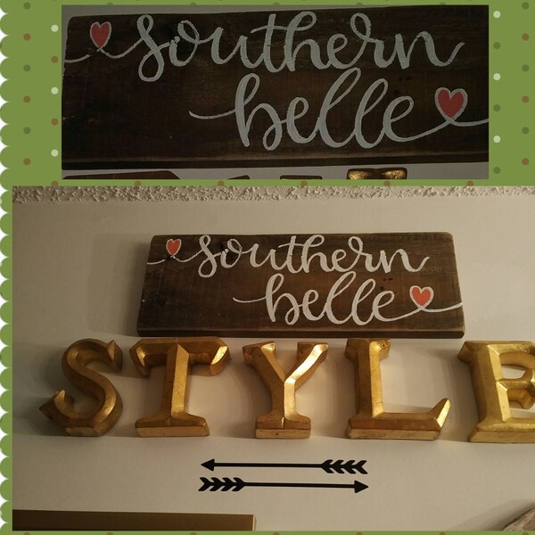 Southern Belle Sign, Wood Signs, Southern Signs, Southern Girl, Wood ...