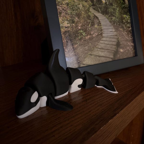 Articulated Orca/killer Whale - Variety of Colors - Etsy