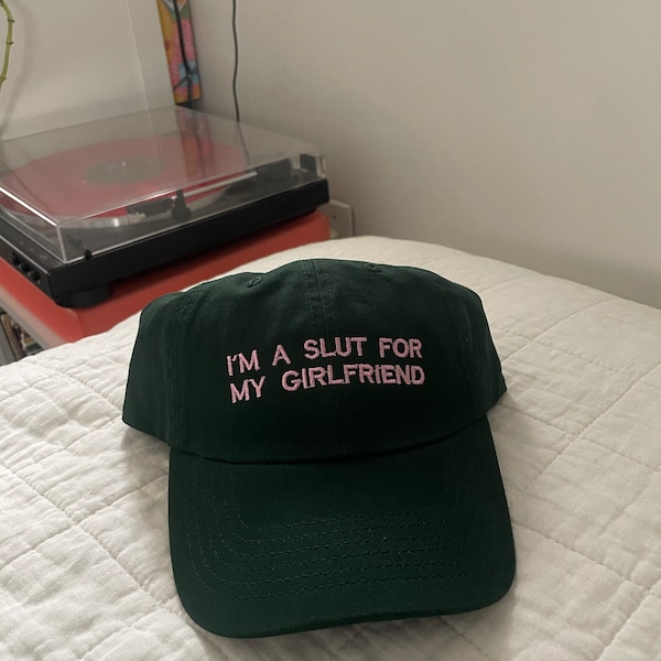 Im A Slut for My Girlfriend Hat Valentines Day for Boyfriend Funny ...