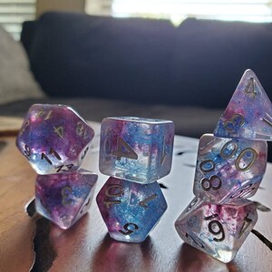 Aether Flow Translucent Dice Set for Dungeons & Dragons DND - Etsy