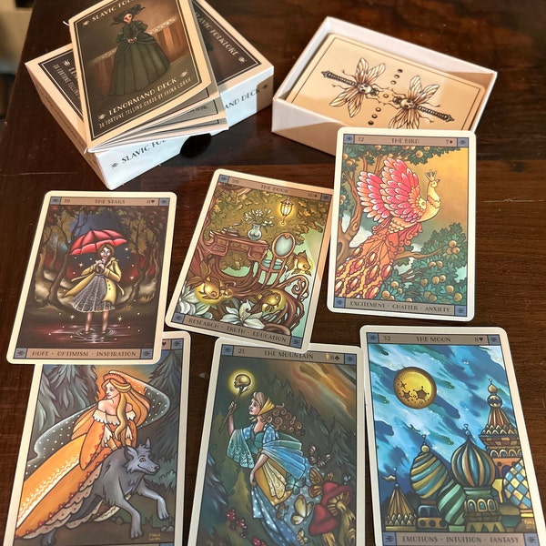 Slavic Folklore Lenormand Deluxe Edition Fairy Tale Oracle Cards ...