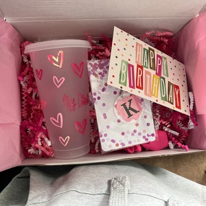 Gift Box for Her, Personalised Gift, Cold Cup, Personalised Cold Cup ...