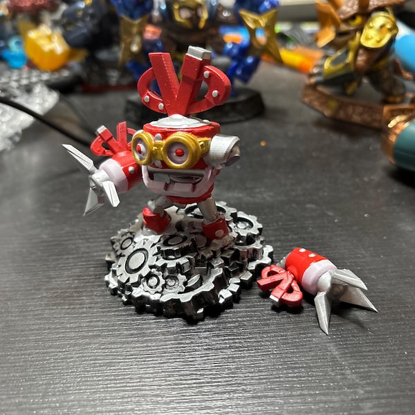 Custom Skylanders Bone Chompy Figure - Etsy