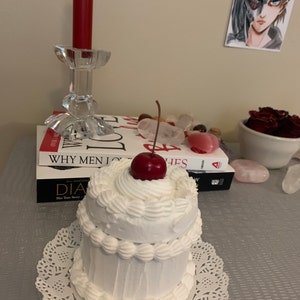 Fake Cake Mini Heart-shaped Cake Box With Sprinkles - Etsy