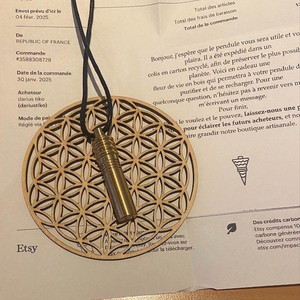 Wooden Pendulum, Handcrafted Wooden Pendulum, Drop Pendulum - Etsy