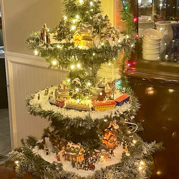 Christmas Village Display Tree - Plans - Etsy