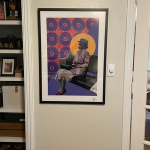 Sadé Print A4 / A3 Digital Collage Black Art - Etsy