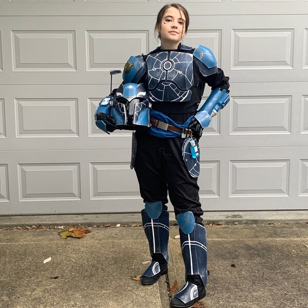 Bo Katan Armor Templates - Pattern Foam - the Mandalorian Season 2 - Etsy