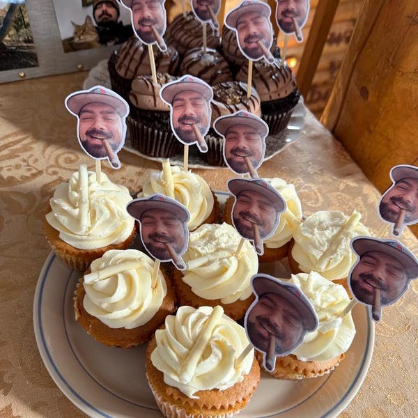 Company Logo Cupcake Toppers, Small Business Party Favors, Custom ...