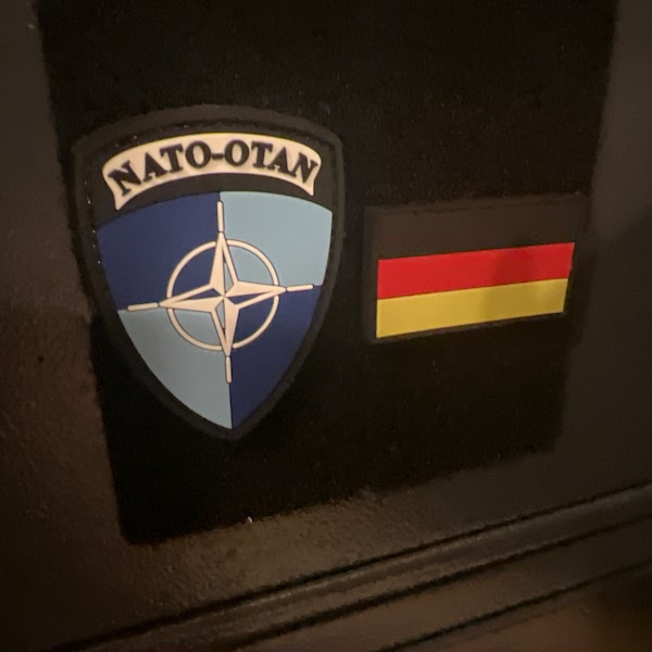 NATO PVC Patch Tactical Morale Patch, Patch, Hook and Loop Patch, OTAN ...