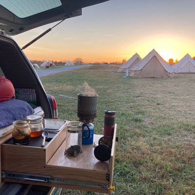 Kitchen Drawer System and Chuck Box for Camping / Overlanding SUV ...