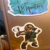 Legend of Zelda, Link Sticker, Cartoon Stickers, Video Gamer Stickers ...