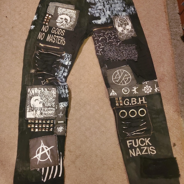 Custom Handmade Horror Thriller Punk Emo Metal Rock Goth Trap Anime ...