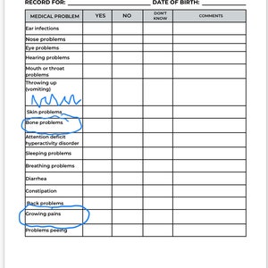 Whelping Chart Editable, Whelping Record, Puppy Whelping, Breeder Forms ...