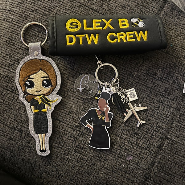 Jetblue Inspired Crew Luggage Tag - Etsy