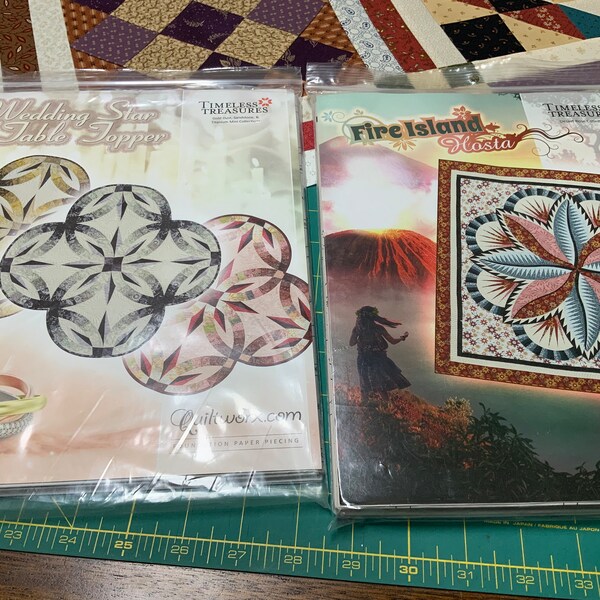 Fire Island Hosta Paper Piecing Quilt Pattern - Etsy