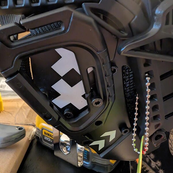 Vinyl Decal Chevrons Cyberpunk Futurism Techy Mechanical Machine Style ...