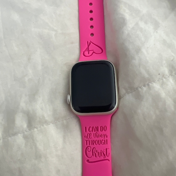 Engraved Watch Band Christian Collection Watch Band for Apple Watch ...