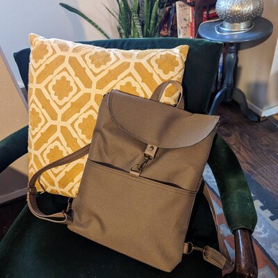 Burgundy Cottagecore Style Convertible Backpack for Women - Etsy