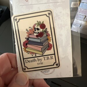 Set of 4 Bookish Tarot Card Magnetic Bookmarks Handmade - Etsy