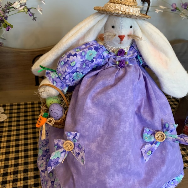 Bunny/chick Topsy Turvy Dolls - Cloth Doll E-pattern Bunny Rabbit and ...