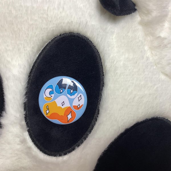 IRONMOUSE, BUBI & MONARCH Floral Vtuber Fanart | Stickers / 38mm or ...