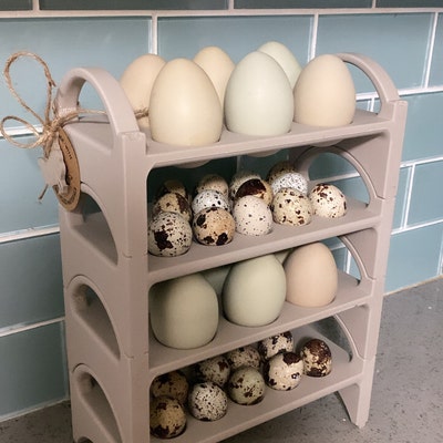 Stackable 12 Count Egg Holder Countertop Stackable Egg Tray Farm Fresh ...