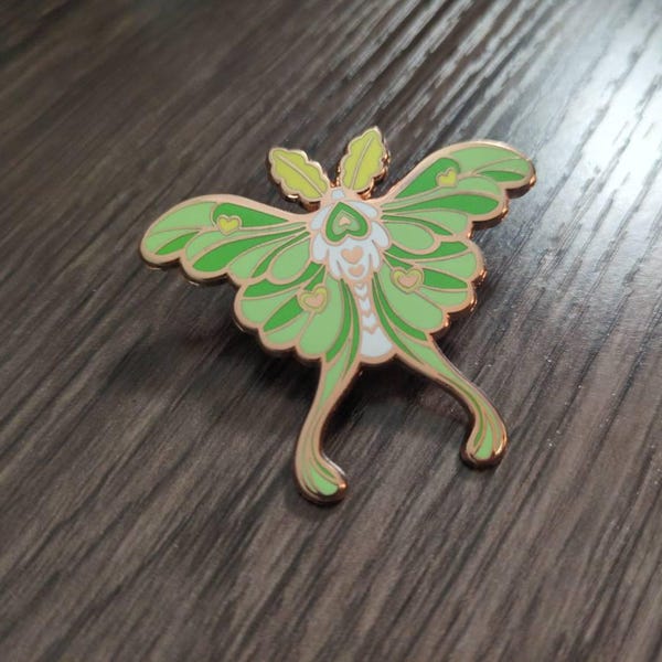 Mystical Moth Enamel Pin - Etsy