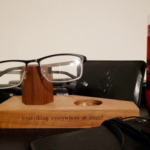 Cufflink Tray and Watch Stand / Personalised Jewellery Storage - Etsy UK