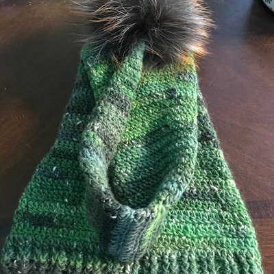 Pattern/super Long Super Easy Crochet Stocking Cap Pattern/crochet Hat Pattern/crochet Stocking ...