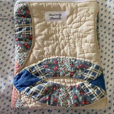 Handmade Baby Quilt, Baby Girl Quilt, Whole Cloth Quilt, Handmade Baby ...