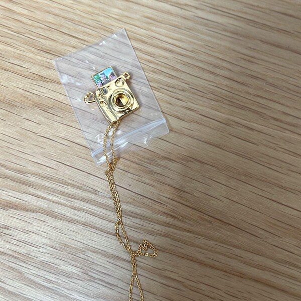 Custom Engraved Locket With Photo Necklace,mini Camera Photo Necklace ...