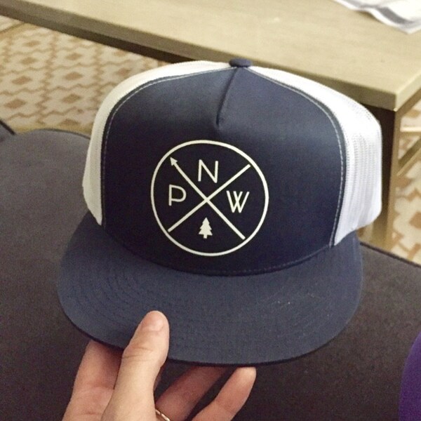 PNW Pride Trucker Hat: Pacific Northwest Snapback Cap - Etsy