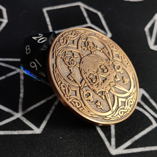 DND ROGUE COIN, Large Dungeons and Dragons Charachter Coin D20 Rpg ...