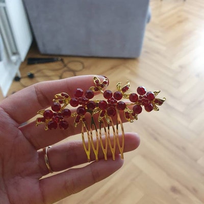 Grecian Style Gold Leaf Bridal Wedding Hair Clip/hair Comb/hair ...