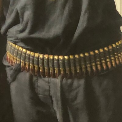 Bullet Belt,punk Belt,gothic Belt,heavy Metal Bullet Belt,punk Fashion ...