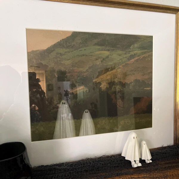 3D Printed Ghost Set - Crochet Look - Perfect for Halloween Decor - Etsy