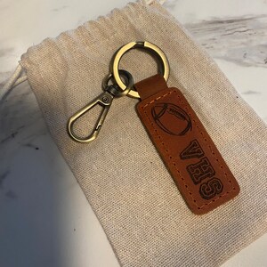 Corporate Gifts for Employees Personalized Keychain Leather - Etsy